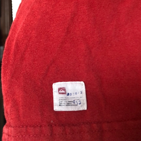 Quiksilver | Shirts | Quicksilver Mens Red Tshirt | Poshmark